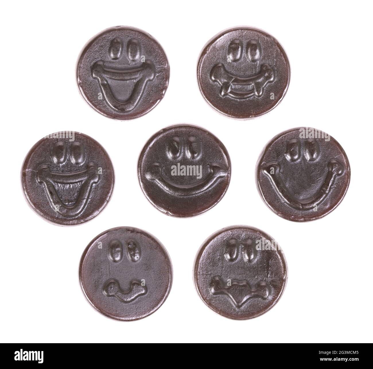 Typicaly dutch black candy Stock Photo - Alamy