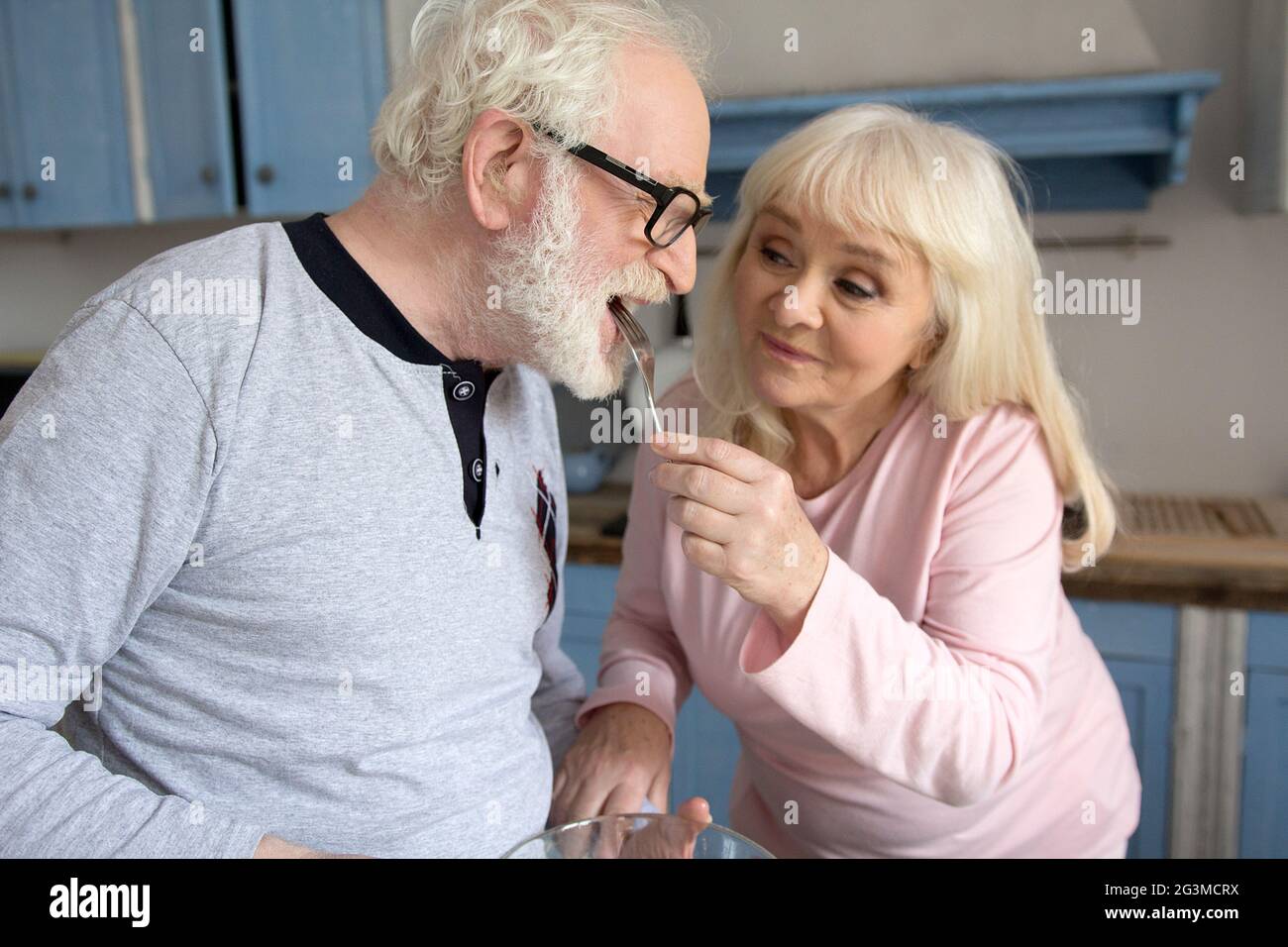 Elderly woman husband having fun hi-res stock photography and images ...