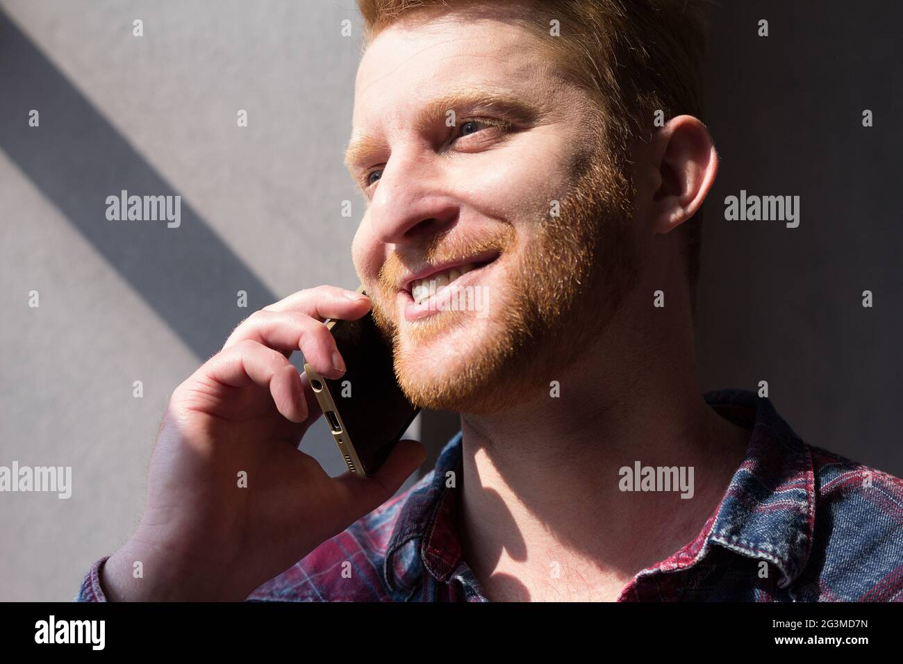 Happy young man speak on hi-res stock photography and images - Alamy