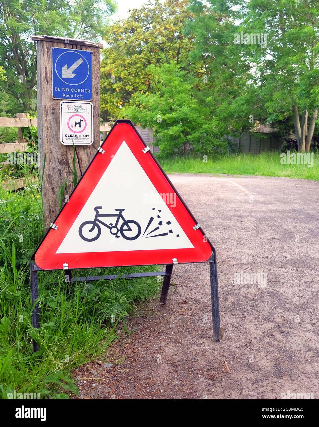 June 2021 - Loose surface warning signs on the National Cycle Network ...