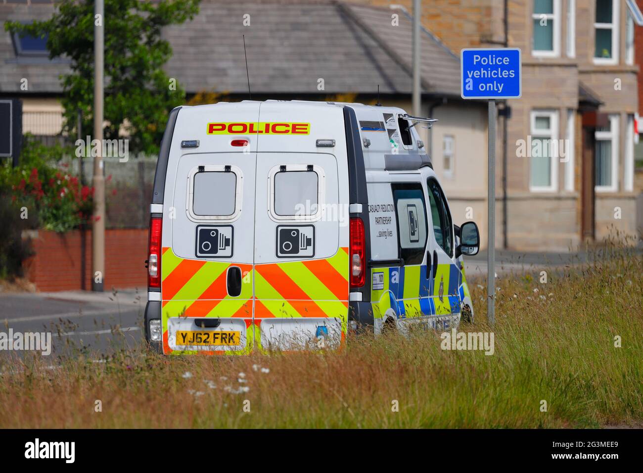 Speed awareness camera van in Rothwell,Leeds,West Yorkshire,UK Stock ...