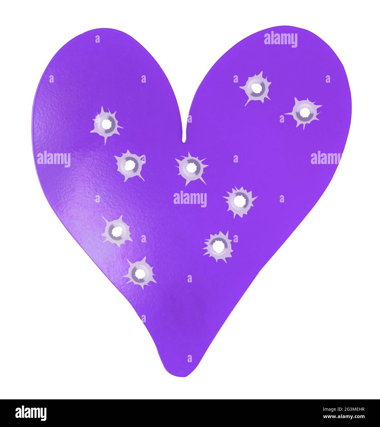 Purple heart metal Cut Out Stock Images & Pictures - Alamy
