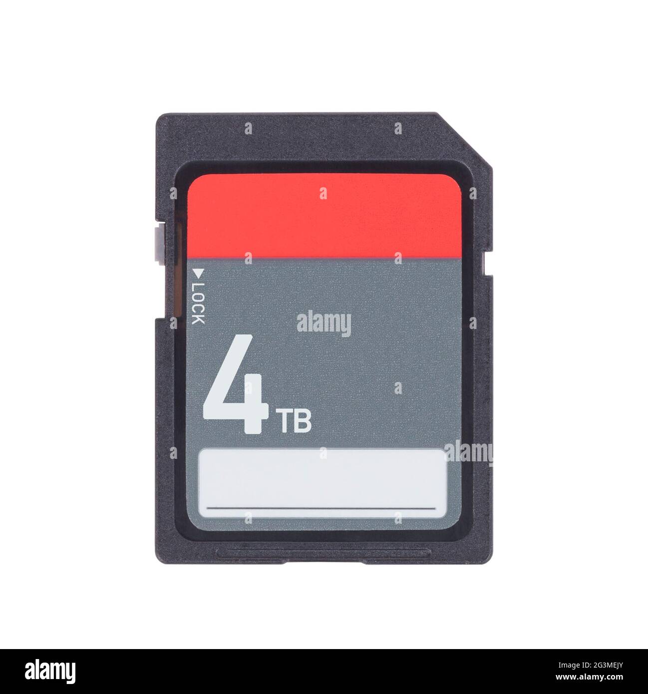 Memory card isolated on white background - 4 Terabyte Stock Photo - Alamy