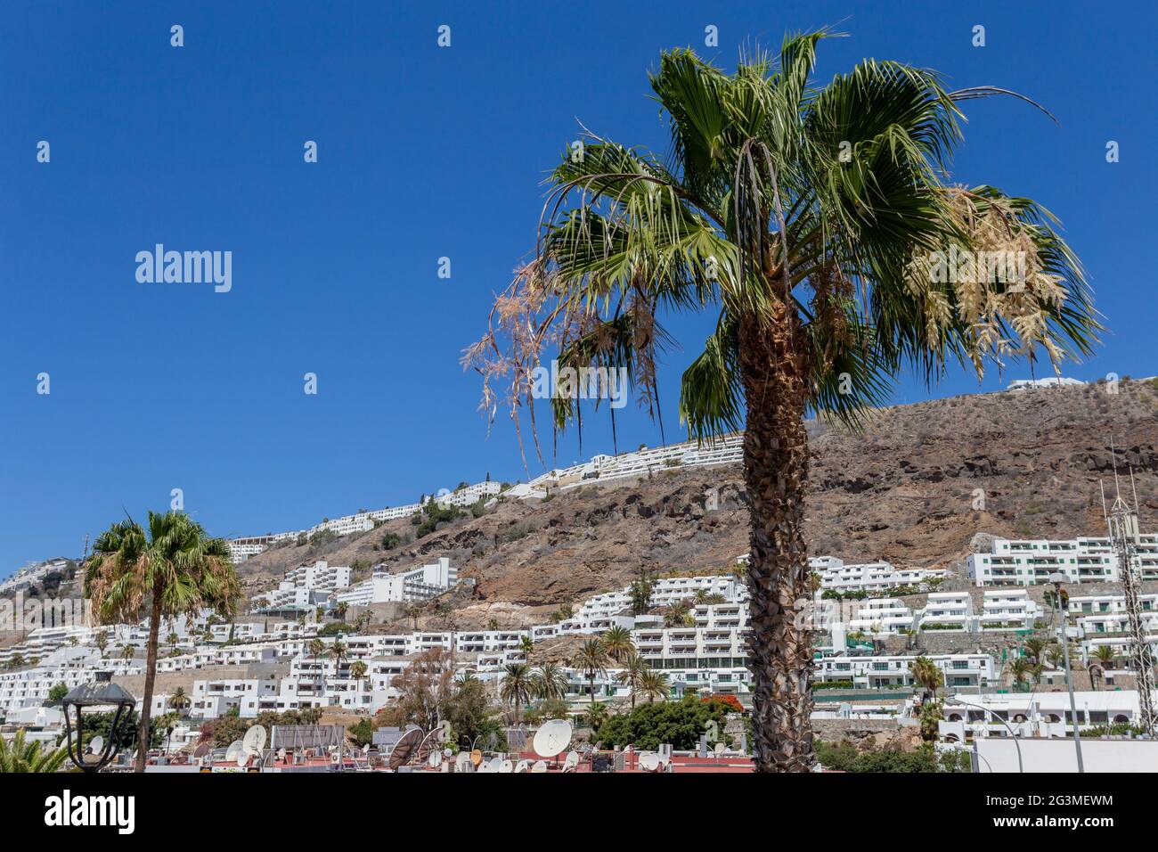 The village of Puerto Rico in Gran Canaria, Spain Stock Photo - Alamy