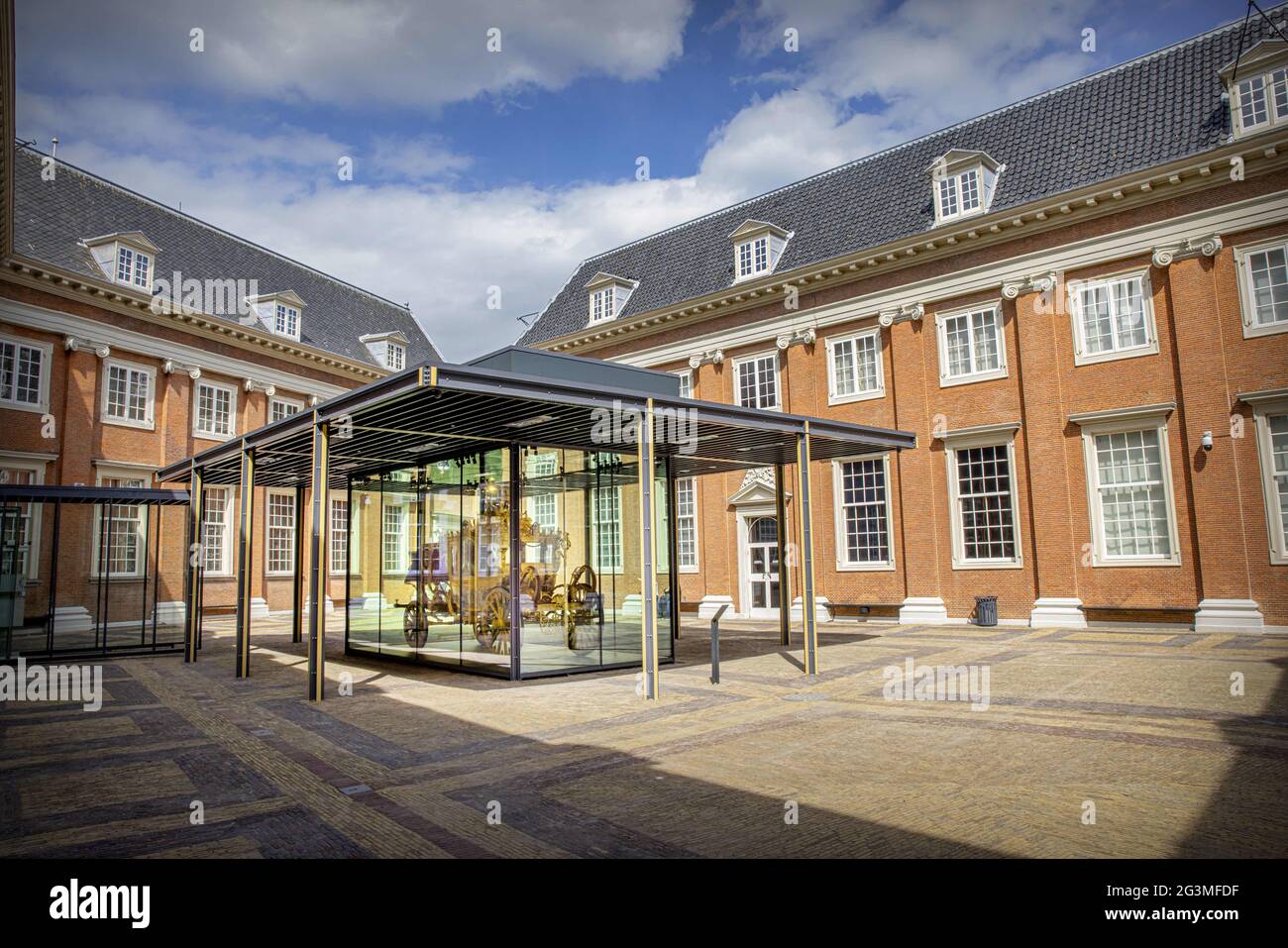The restored Golden Coach is in the Amsterdam museum and is part of an ...