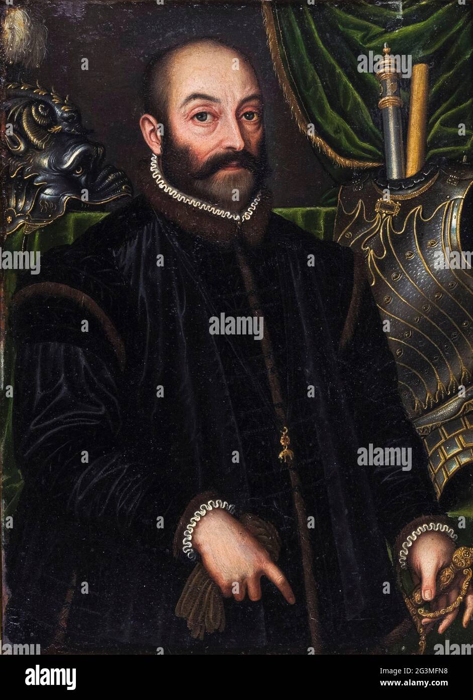 Guidobaldo II della Rovere (1514-1574), Duke of Urbino, with his Armour ...