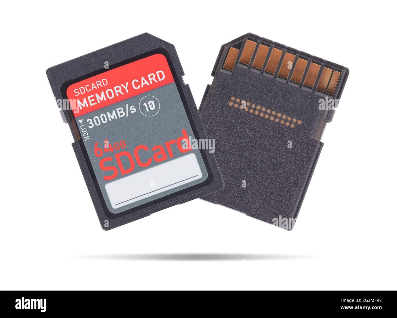 Memory card isolated on white background - 64 Gigabyte Stock Photo - Alamy
