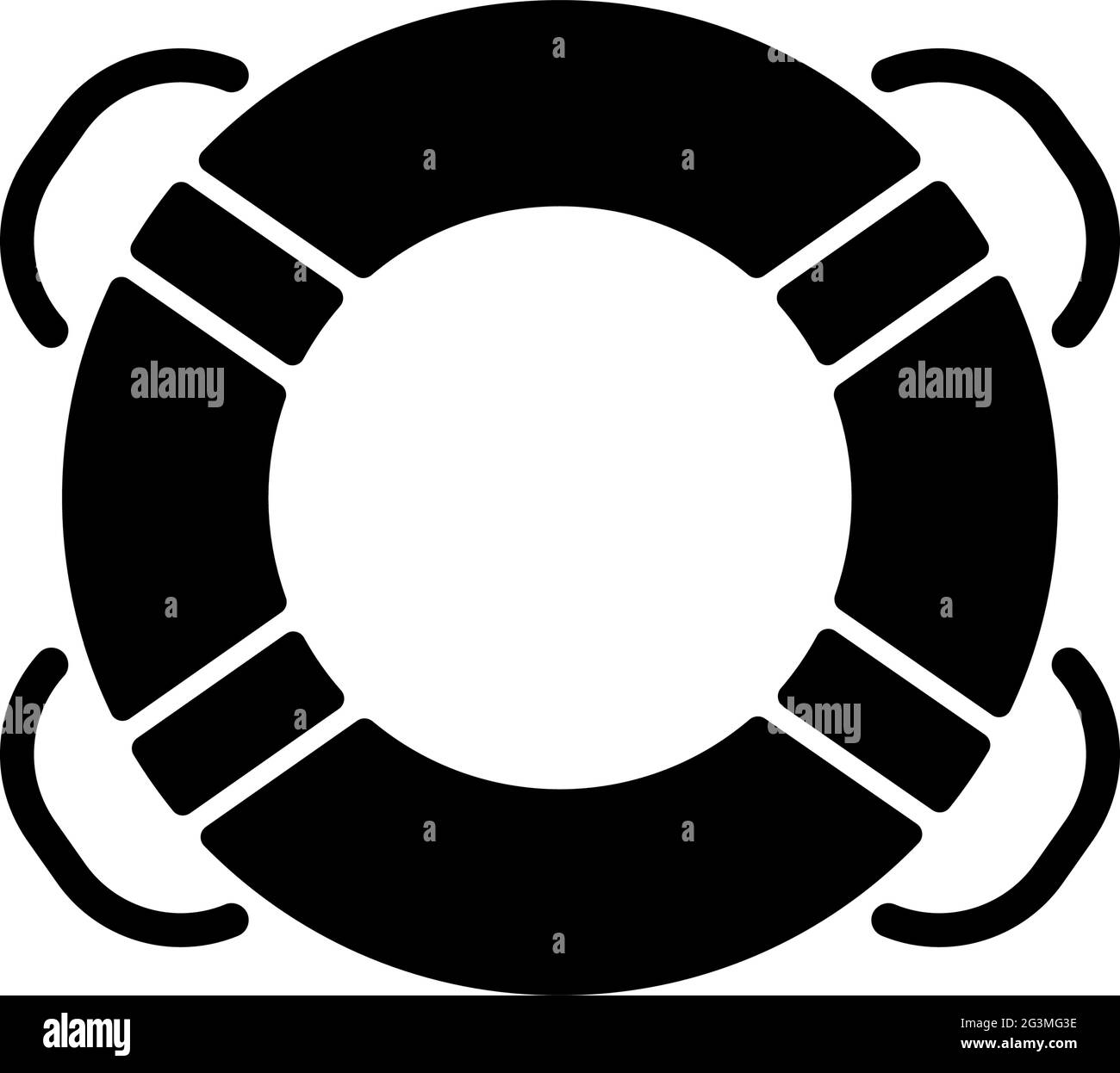 Life Preserver Ring Clip Art Black And White