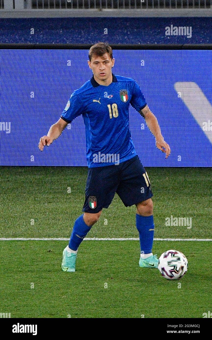 Nicolo' Barella of Italy seen in action during the UEFA Euro 2020 Group ...