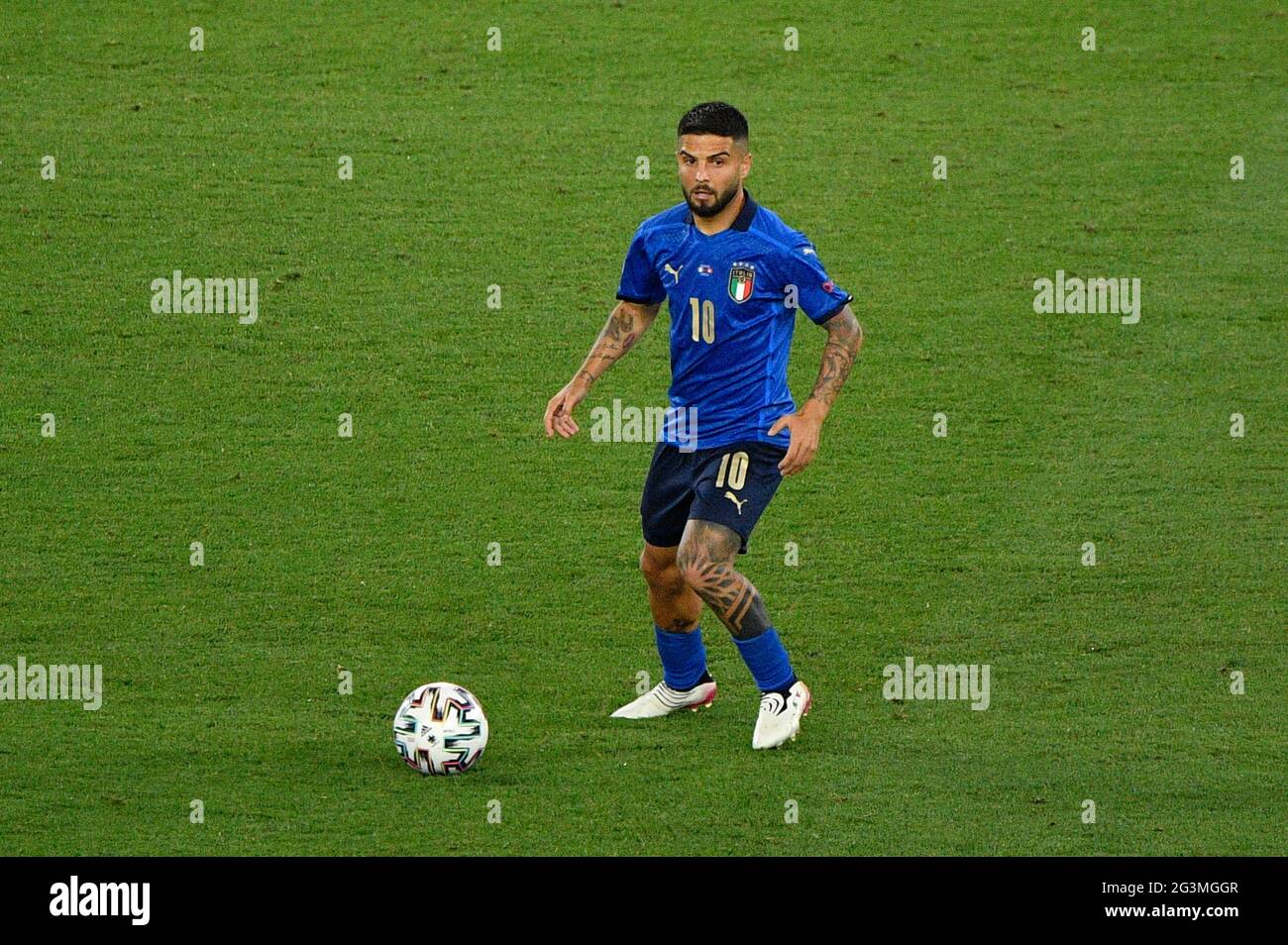 Lorenzo Insigne of Italy seen in action during the UEFA Euro 2020 Group ...