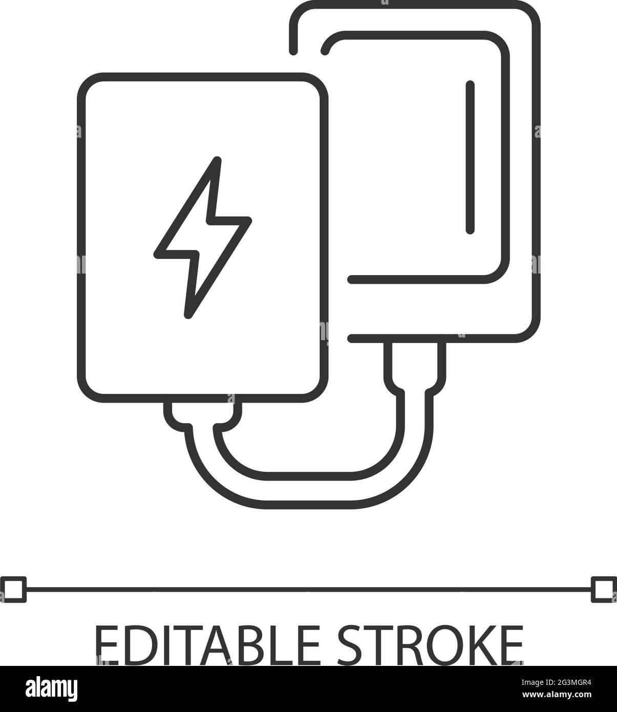 Power bank linear icon Stock Vector Image & Art - Alamy