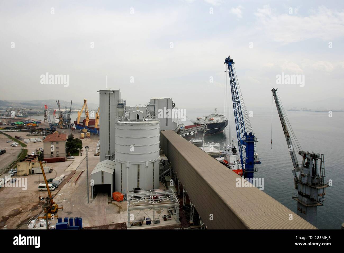View of Tuzla Shipyard in Istanbul, Turkey Stock Photo - Alamy