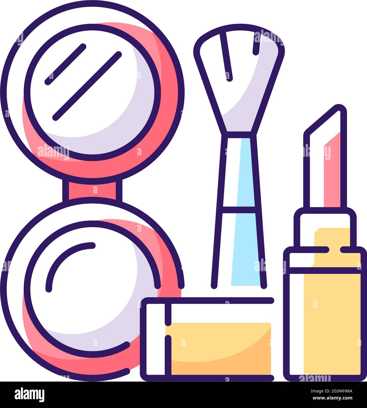 Lip color icon Cut Out Stock Images & Pictures - Alamy