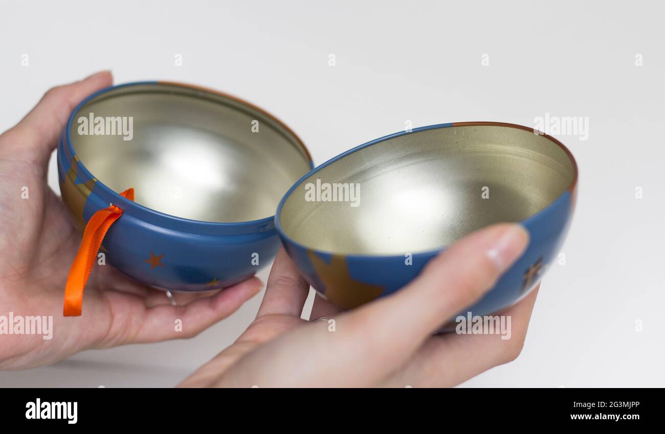 Christmas collection, limited edition metal bauble Stock Photo - Alamy