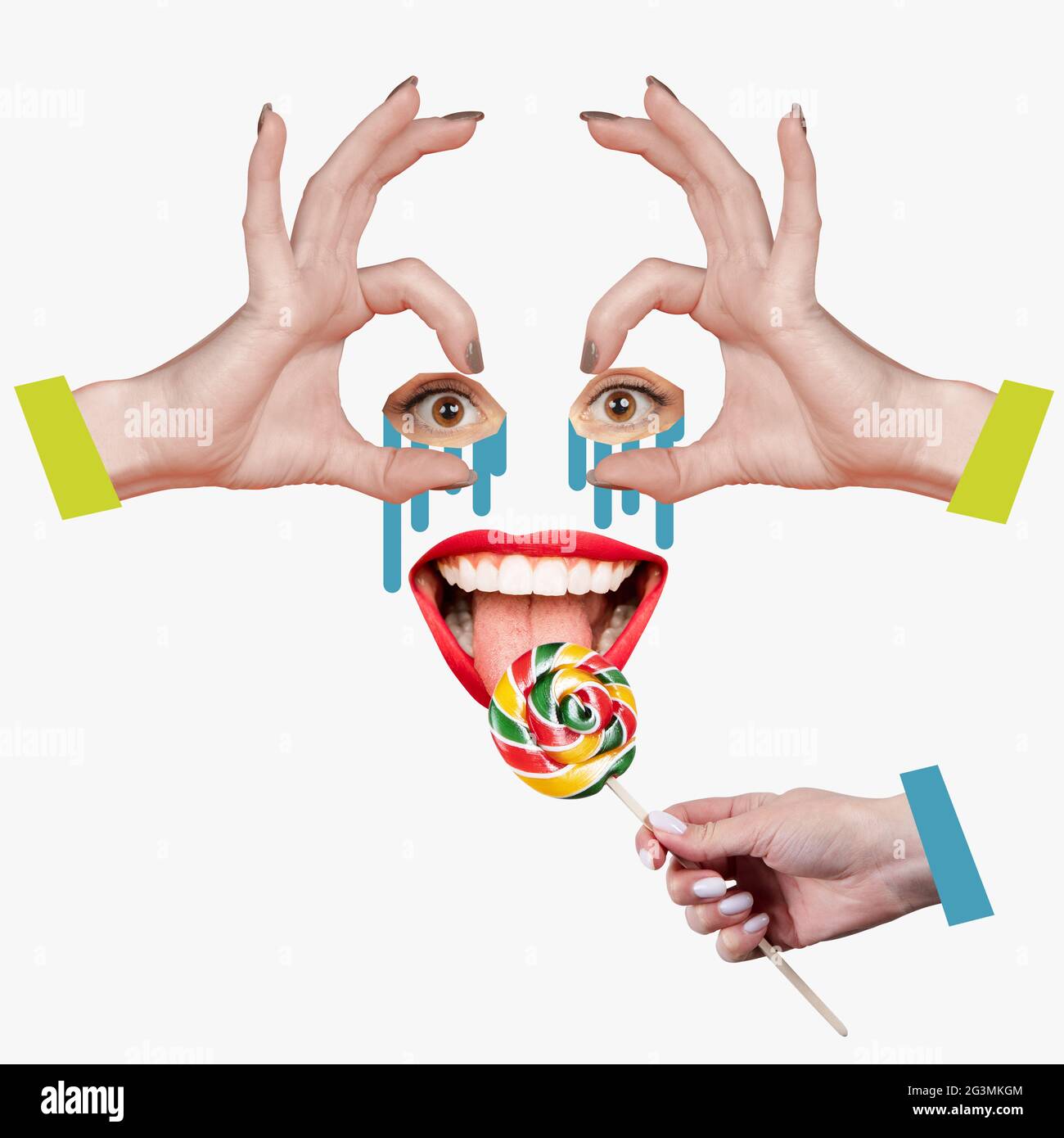 Modern conceptual art collage Cut Out Stock Images & Pictures - Alamy