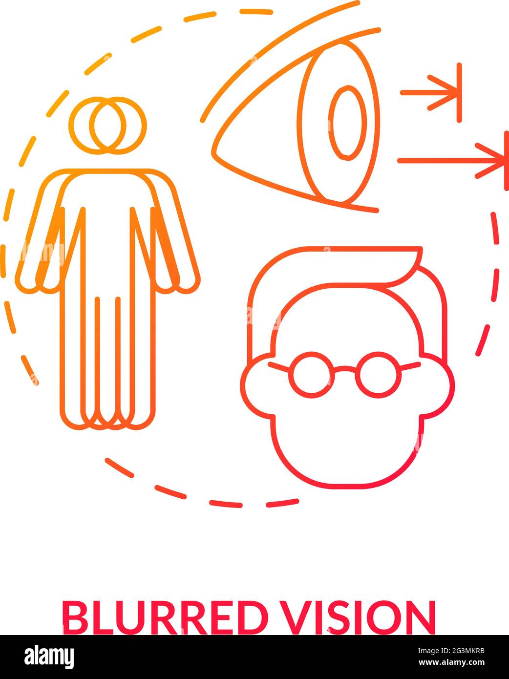 Blurred vision Stock Vector Images - Alamy