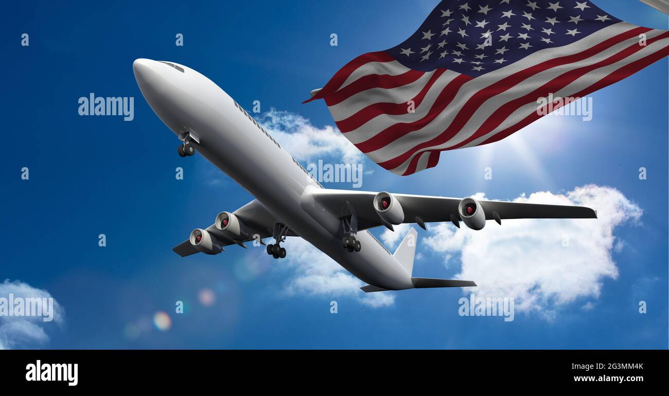 Flying an american flag hi-res stock photography and images - Alamy