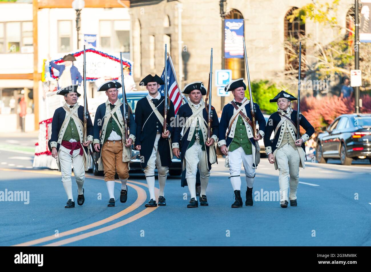 Quincy, Massachusetts, 2021 Quincy Flag Day Parade, 70th Anniversary ...