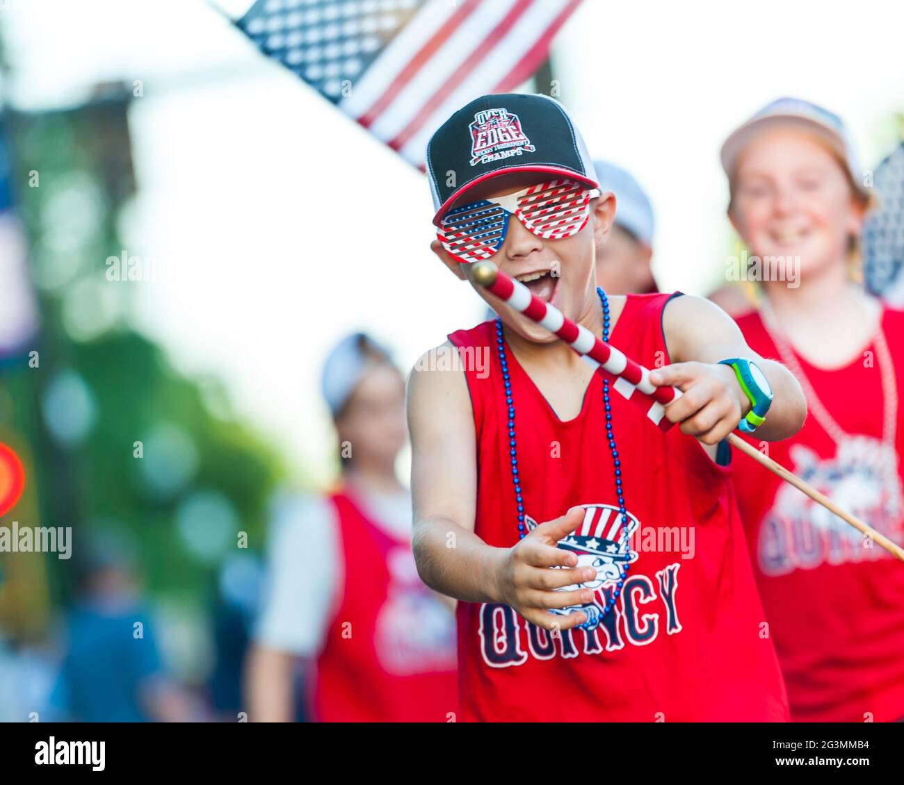 Quincy, Massachusetts, 2021 Quincy Flag Day Parade, 70th Anniversary ...