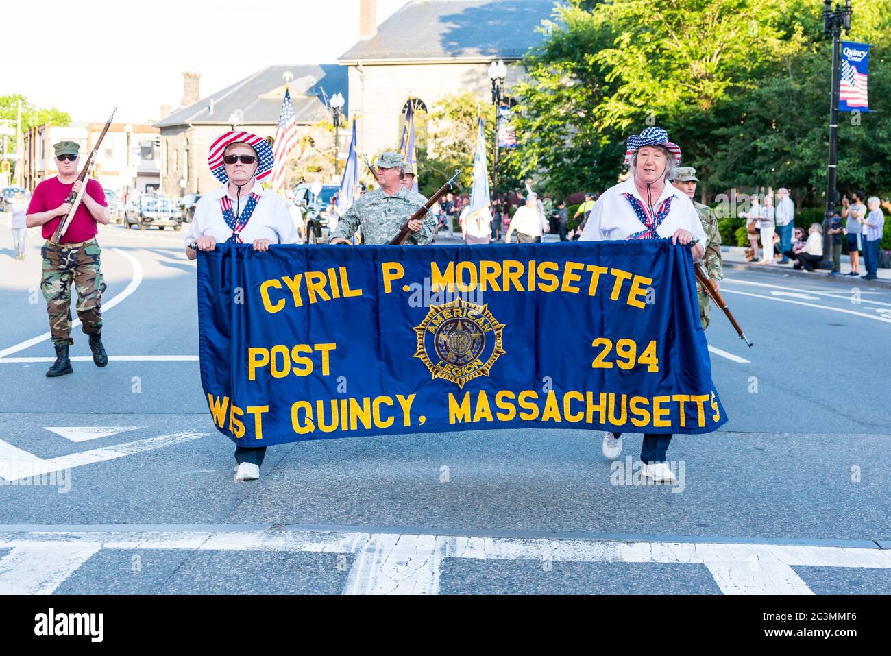 Quincy, Massachusetts, 2021 Quincy Flag Day Parade, 70th Anniversary ...