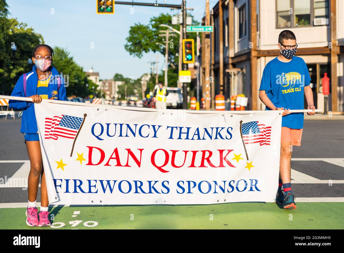 Quincy, Massachusetts, 2021 Quincy Flag Day Parade, 70th Anniversary ...