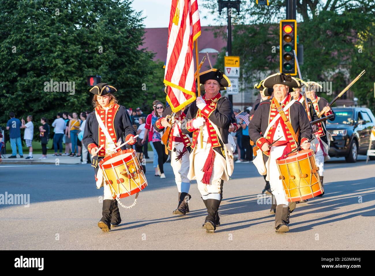 Quincy, Massachusetts, 2021 Quincy Flag Day Parade, 70th Anniversary ...