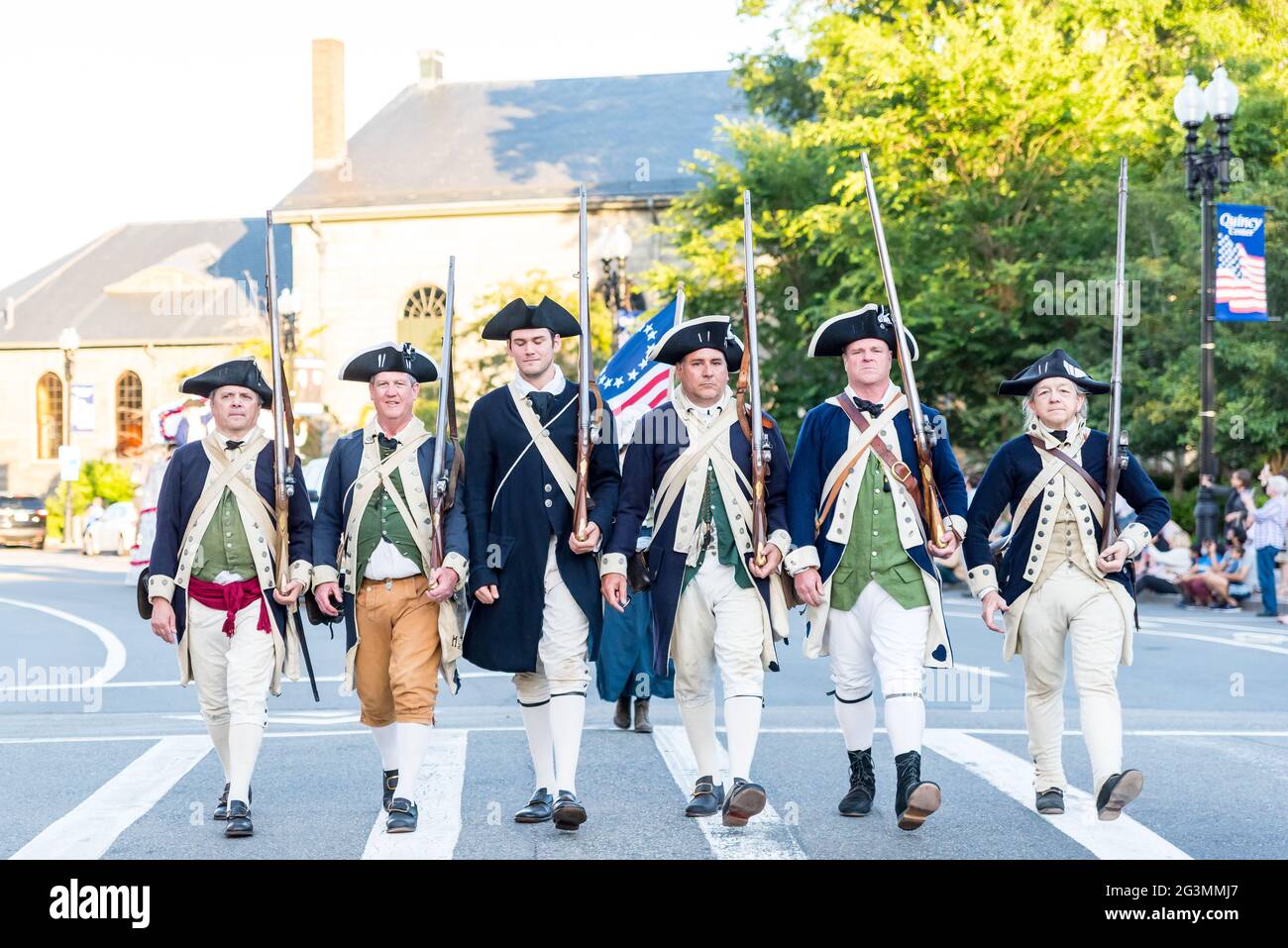 Quincy, Massachusetts, 2021 Quincy Flag Day Parade, 70th Anniversary ...
