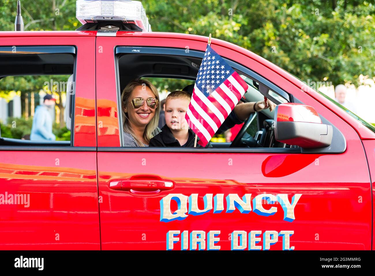 Quincy, Massachusetts, 2021 Quincy Flag Day Parade, 70th Anniversary ...