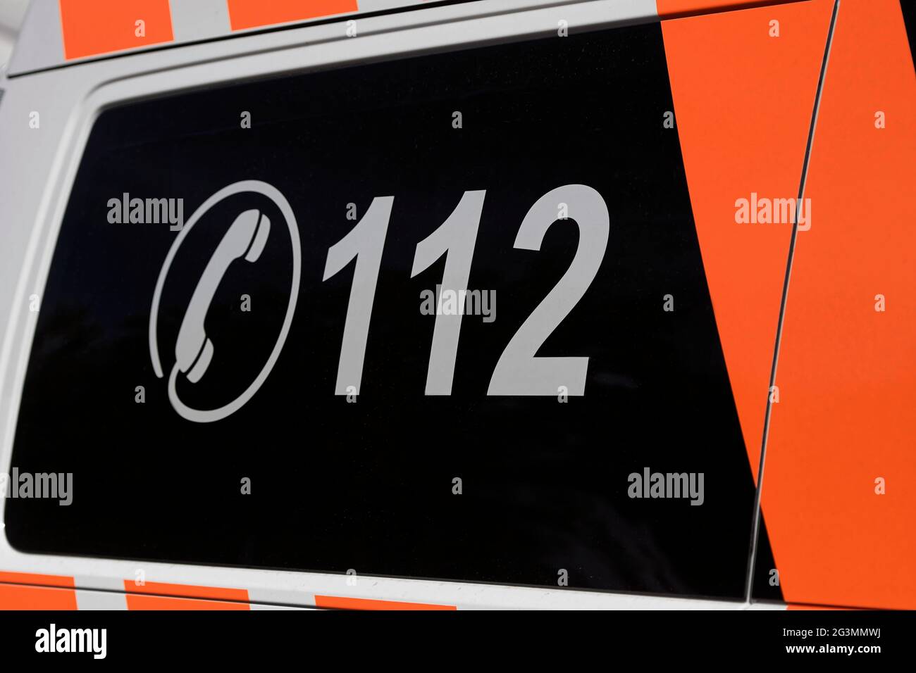 Emergency call 112 Stock Photo - Alamy