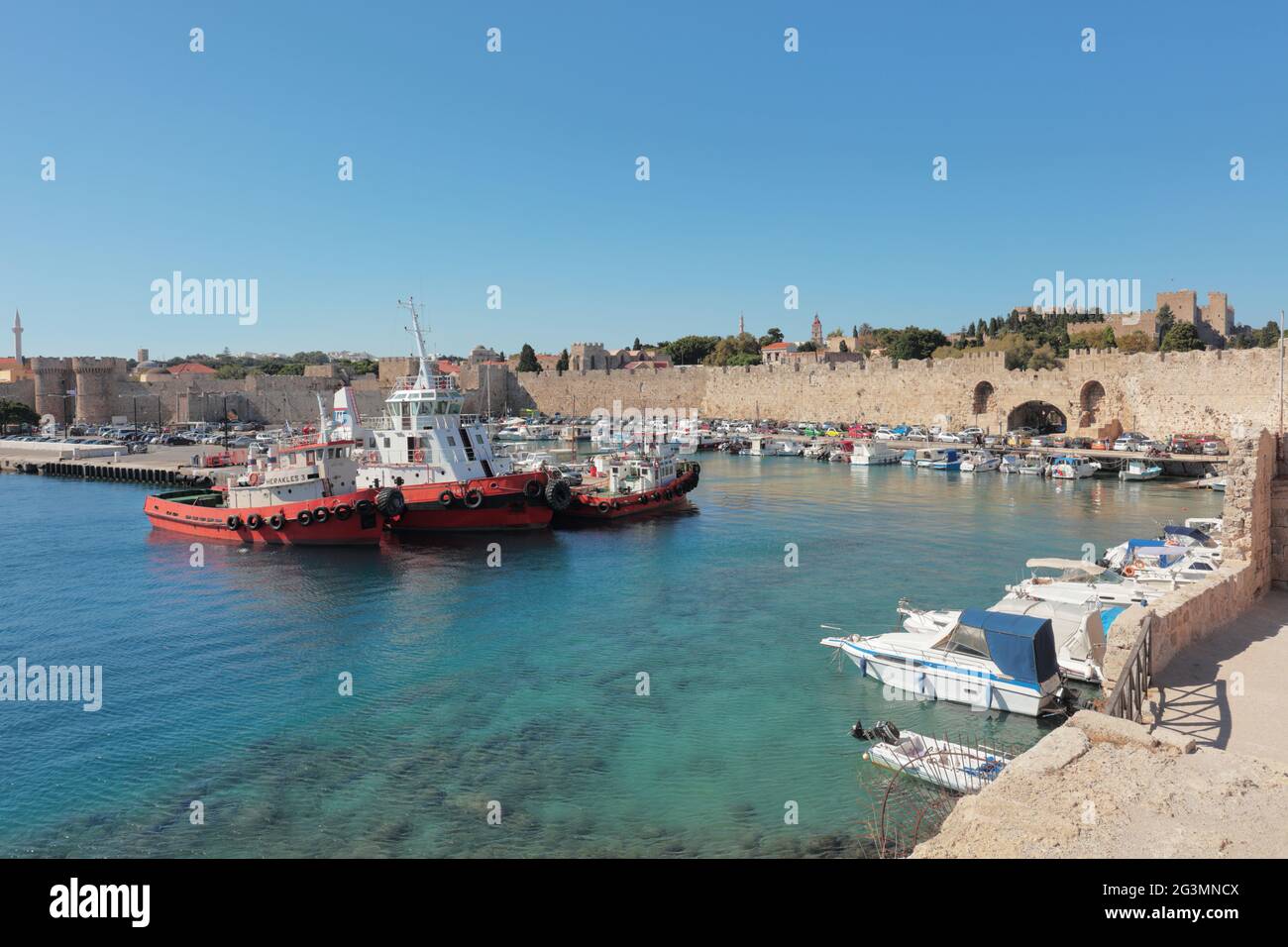 Harbour of rhodes hi-res stock photography and images - Alamy