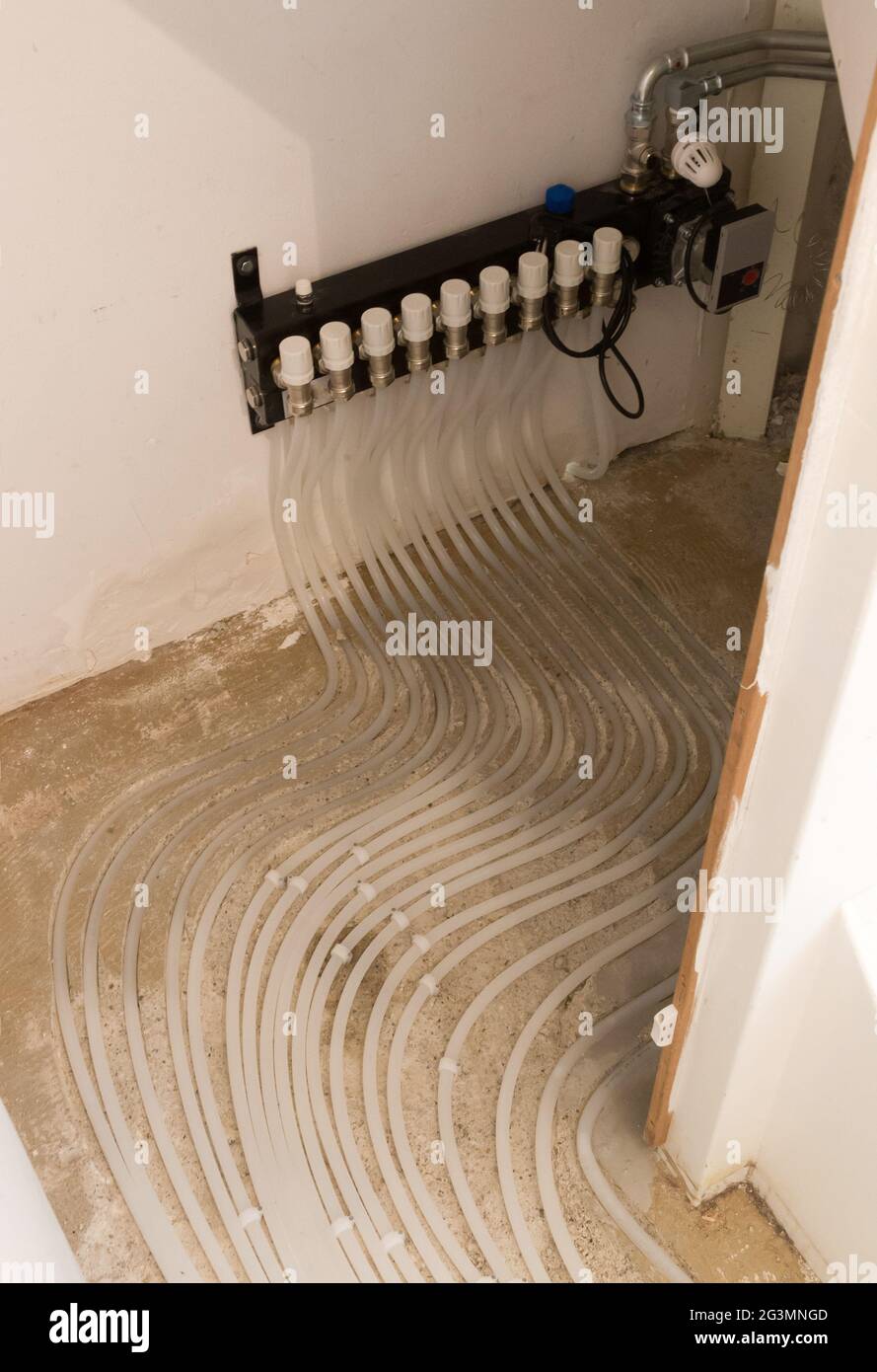 Heating control panel Stock Photo - Alamy