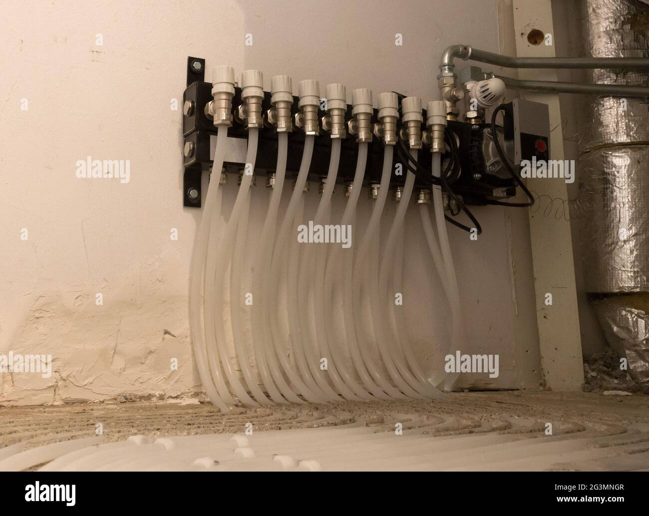 Heating control panel Stock Photo - Alamy