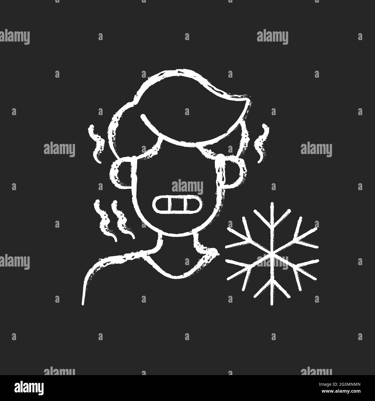 Unhealthy chill Stock Vector Images - Alamy