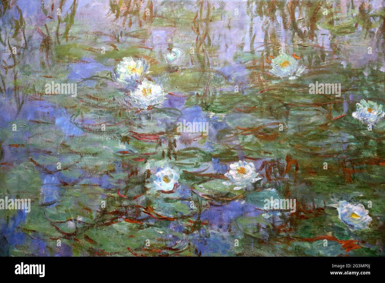 FRANCE PARIS (75) ORSAY MUSEUM, CLAUDE MONET, THE NYMPHEAS PAINTING ...