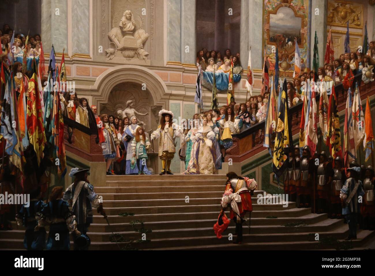 FRANCE PARIS (75) ORSAY MUSEUM, SHOWROOM, PAINTER OF HISTORY, THE COURT ...