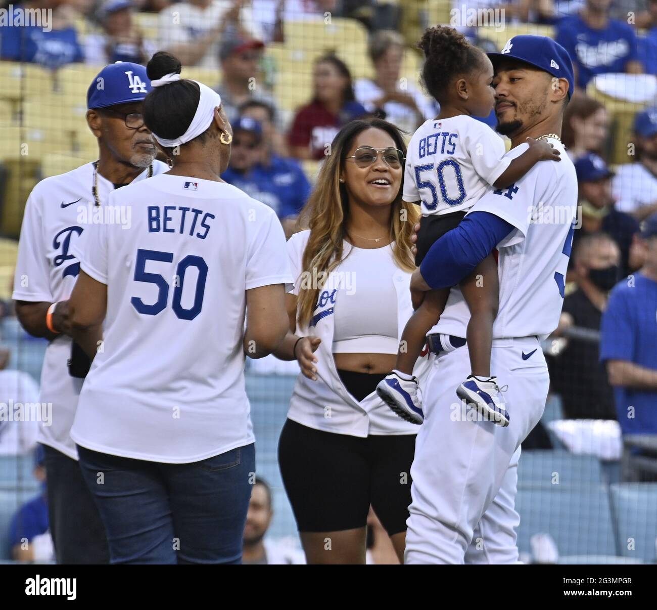 La Dodgers Family Portrait