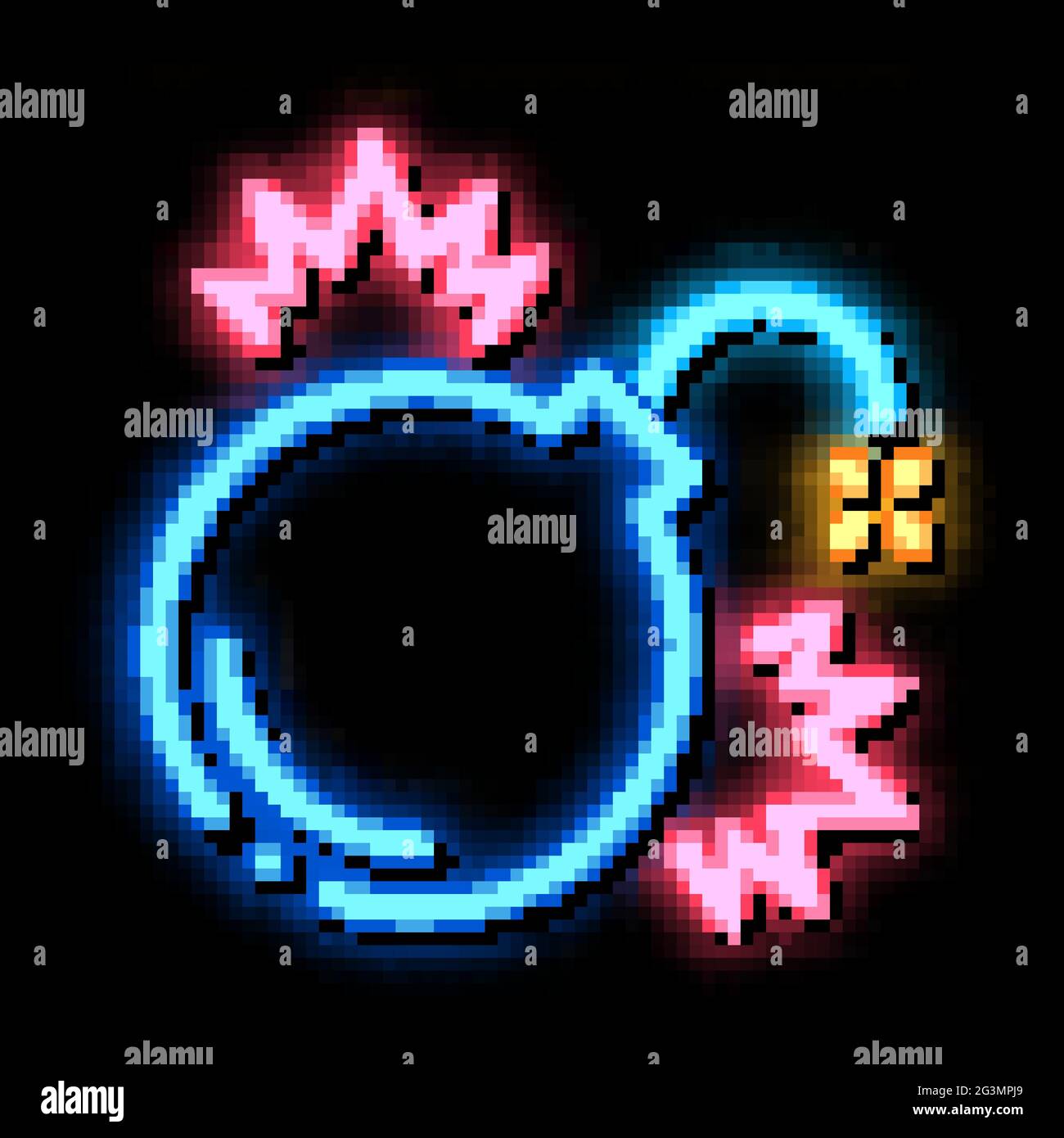 firework bomb neon glow icon illustration Stock Vector Image & Art - Alamy
