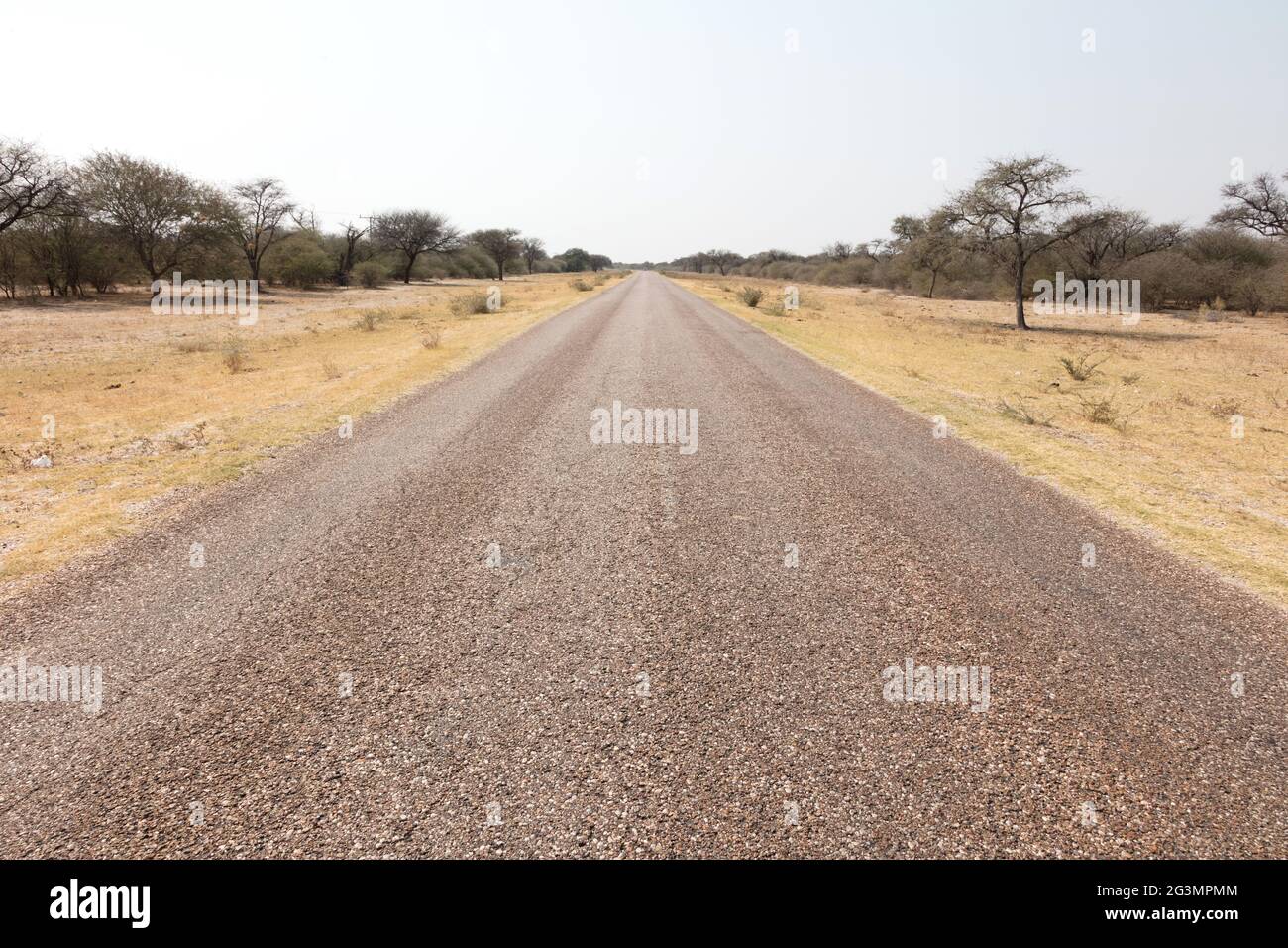 Ashpalt road in Botswana Stock Photo - Alamy
