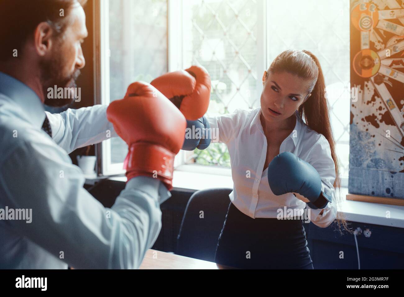 Ready to fight for success Stock Photo - Alamy