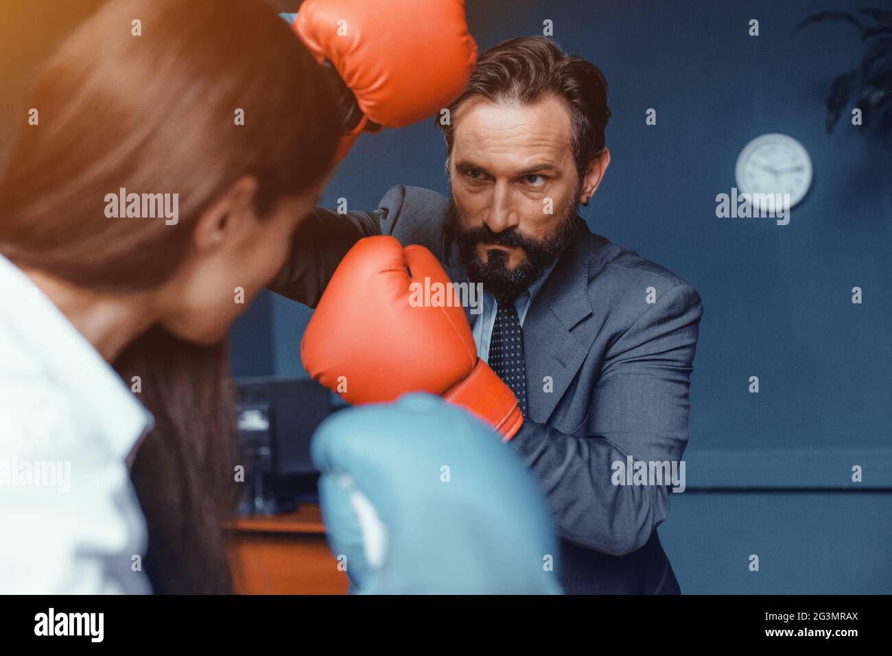 Ready to fight for success Stock Photo - Alamy