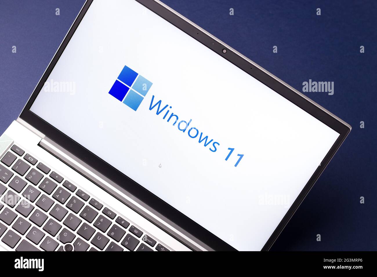Assam, india - June 17, 2021 : Windows 11 logo on laptop screen stock ...