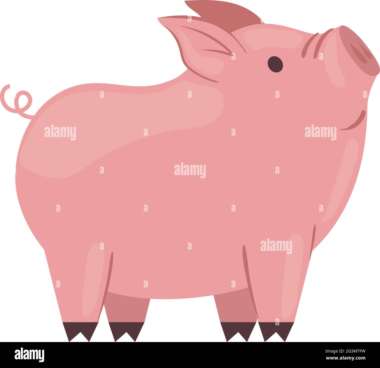 Cute pig cartoon Stock Vector Image & Art - Alamy
