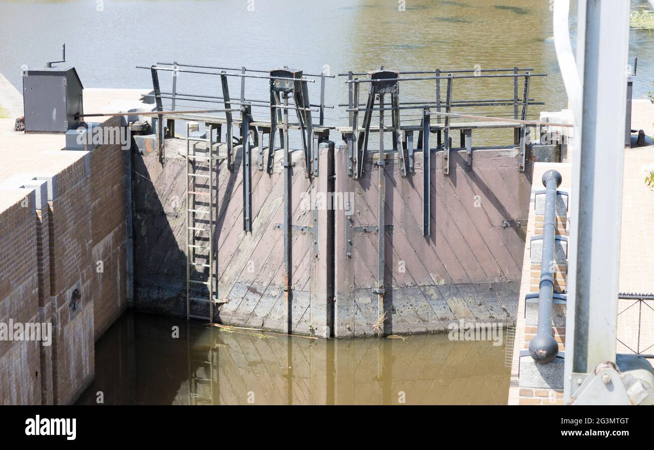 Very old dutch lock Stock Photo - Alamy