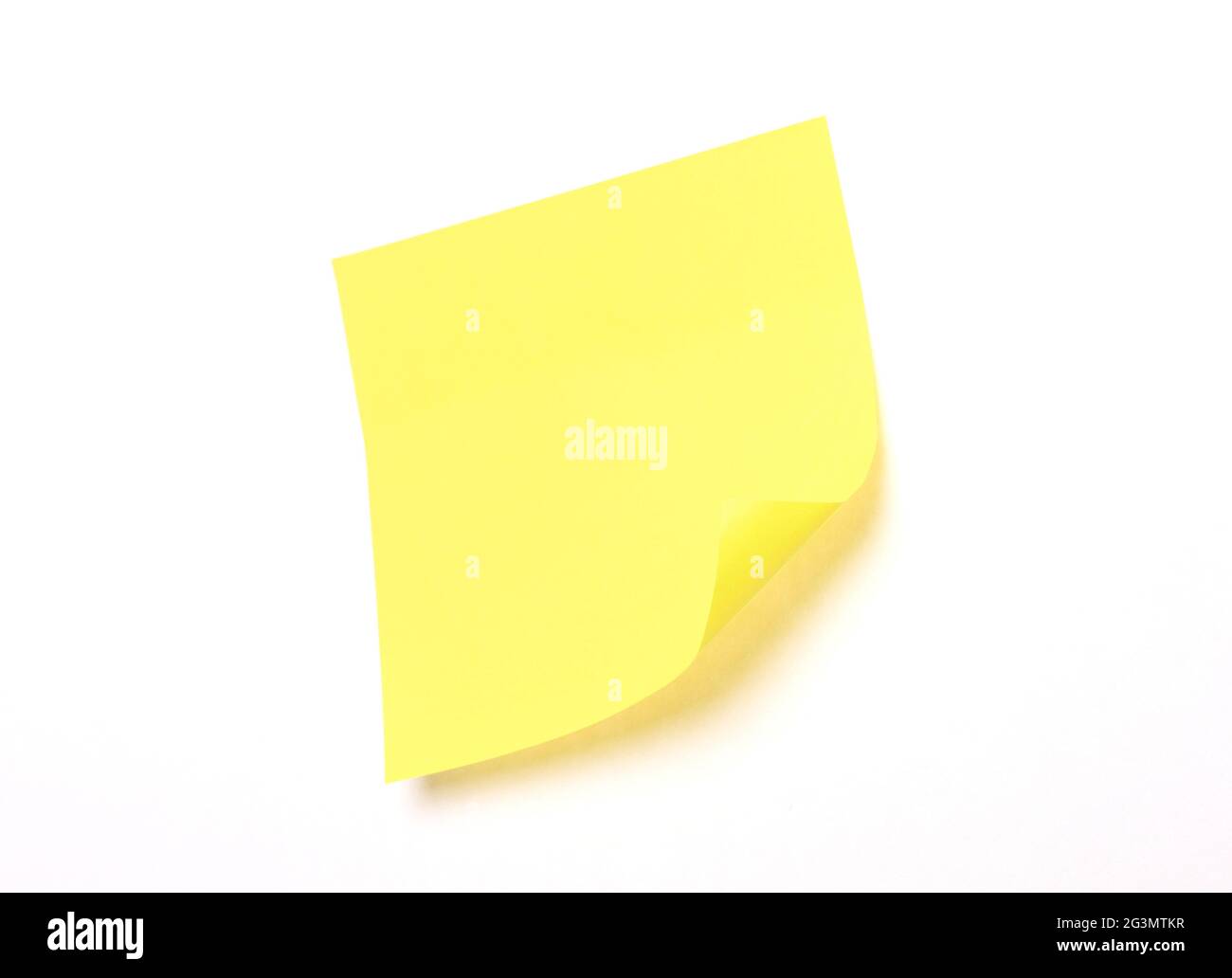 Yellow sticky note Stock Photo - Alamy