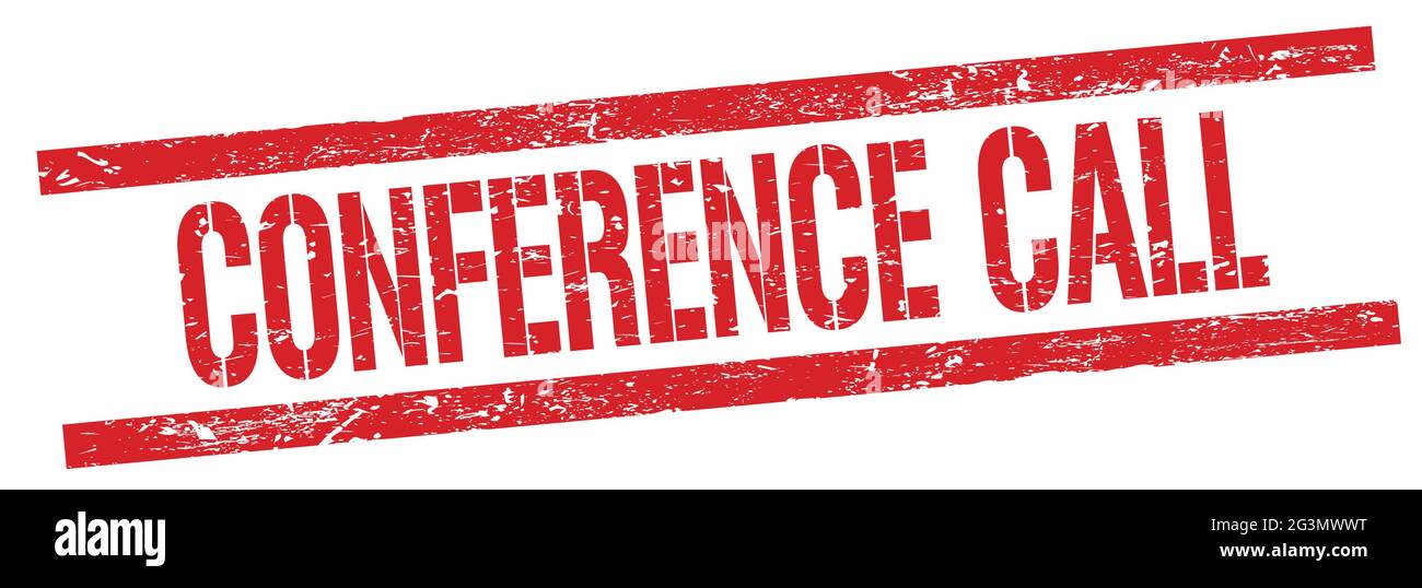 Conference call stamp hi-res stock photography and images - Alamy