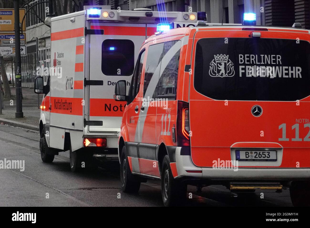 German red cross emergency ambulance hi-res stock photography and ...