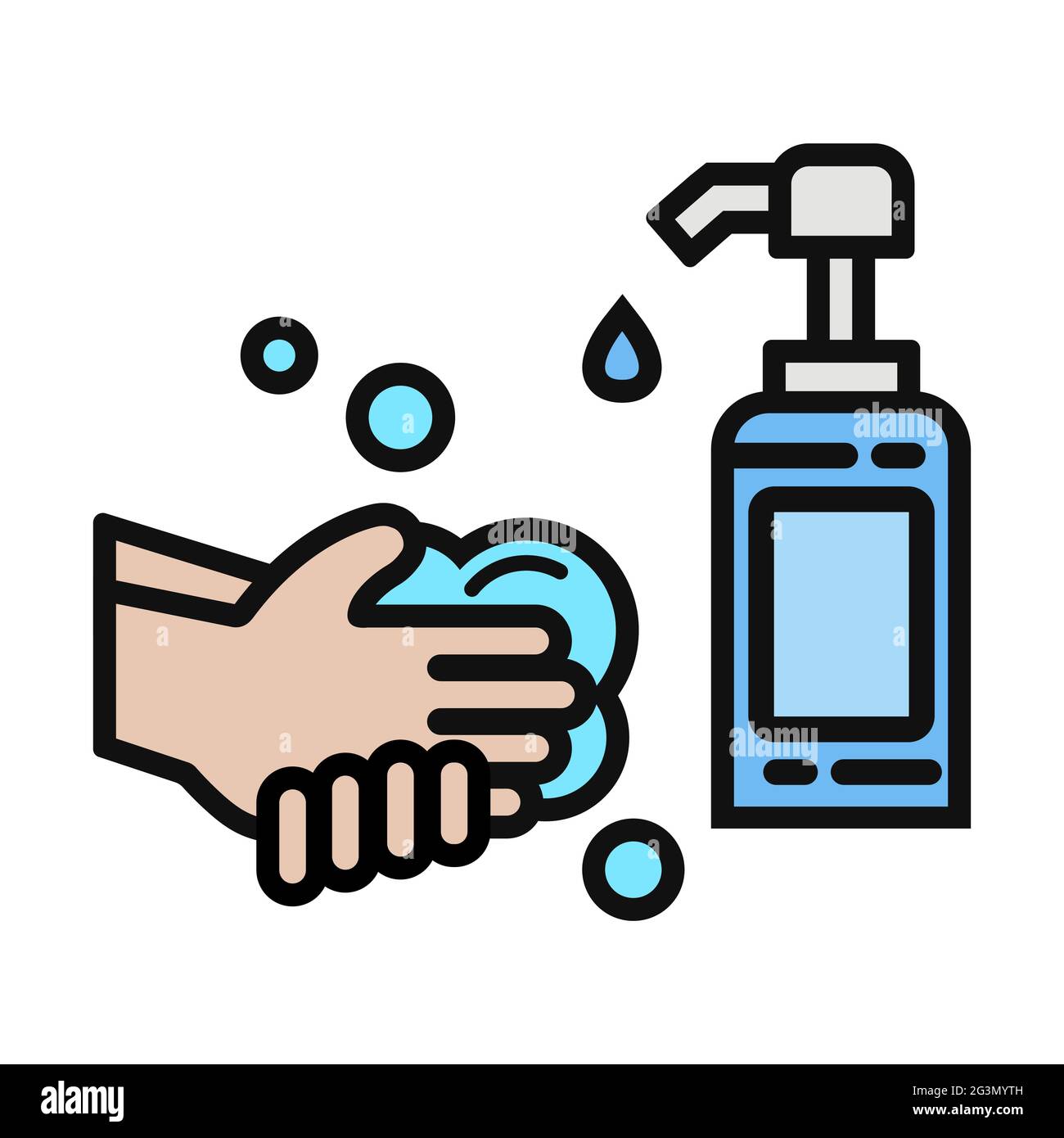 Hand sanitizer. Alcohol cleansing agents kill most bacteria, fungi, and ...