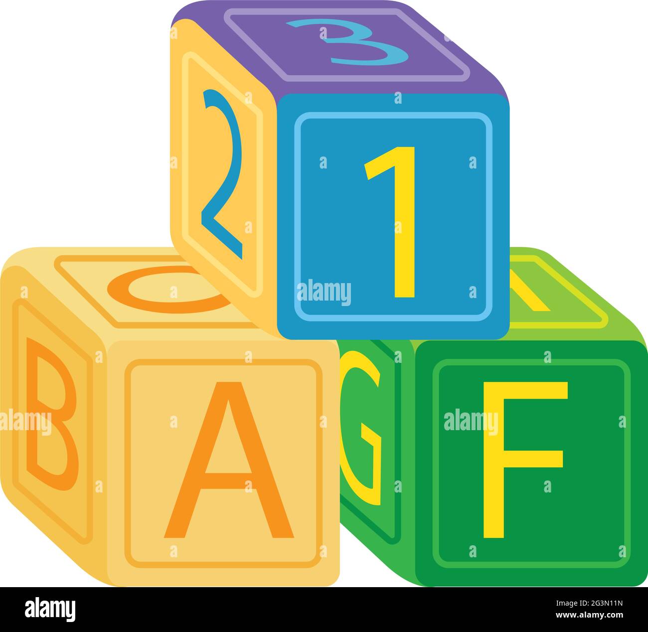 cubes toy icon Stock Vector Image & Art - Alamy