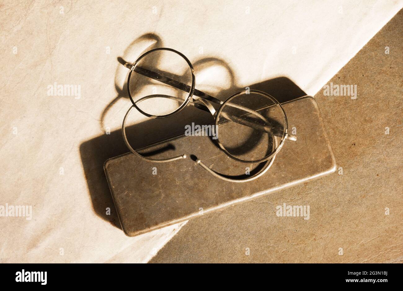Vintage glasses isolated Stock Photo - Alamy