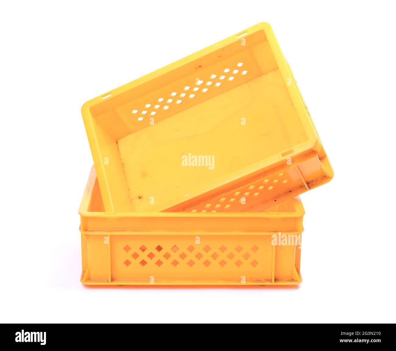 Yellow plastic crates hi-res stock photography and images - Alamy